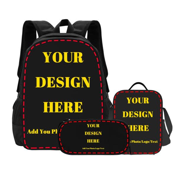 ・Personalized backpack: Click the "Customize Now" button, add your favorite photos or any text and patterns you want, th...