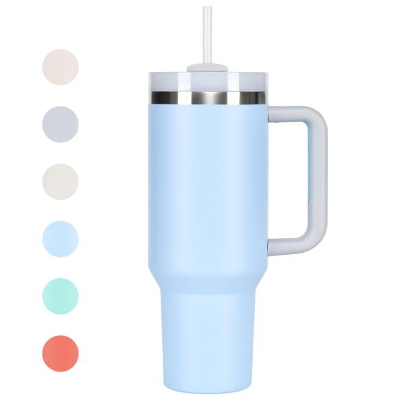 ・Multi-Function Lid - allows a straw opening, a wide mouth for chugging and a full-cover top to prevent spills.