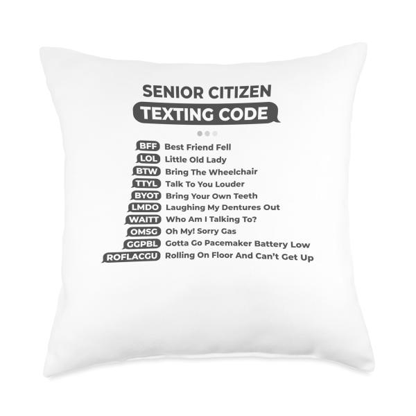 ・This funny senior citizen texting codes funny grandpa old people Fathers Day gifts or Christmas and birthday design for...