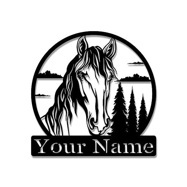 ・PERSONALIZED METAL SIGN CUSTOM: The custom sign is precision cut from 16 gauge metal. Powder-coated for a sturdy weathe...