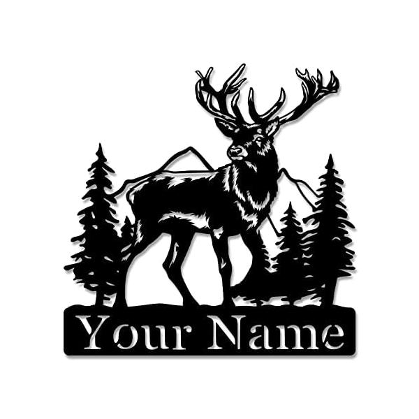 ・PERSONALIZED METAL SIGN CUSTOM: The custom sign is precision cut from 16 gauge metal. Powder-coated for a sturdy weathe...