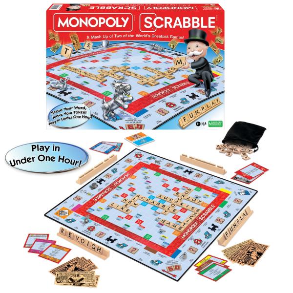 ・Play In Under One Hour!・Score Your Scrabble Word -- Move Your Token!・BEST OF BOTH WORLDS: This innovative game combines...