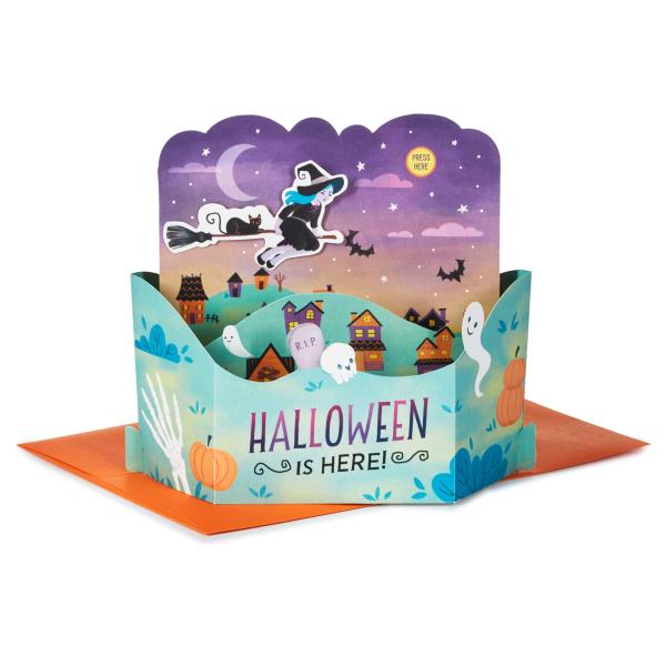 ・Wish friends or family a hauntingly happy holiday with a spook-tacular 3D pop up card with sound and motion.・Card arriv...