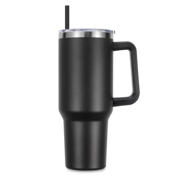 ・40oz Tumbler: This insulated 40oz tumbler with straw and handle is made of high quality 18/8 food-grade stainless steel...