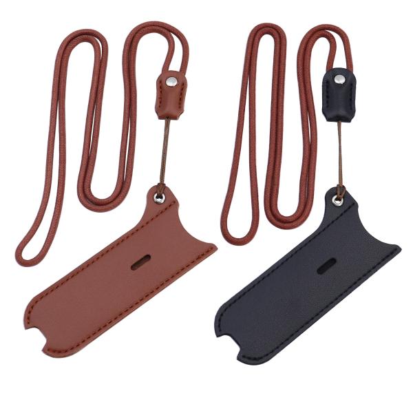 ・[High quality]Made of artificial leather, with soft and anti-loose lining Excellent grip. Nylon lanyard is non-irritati...