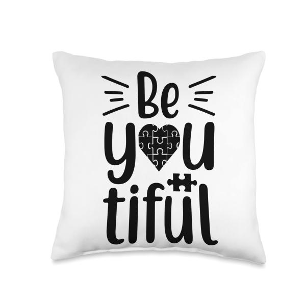・This Be You Tiful Autism merchandise is the perfect gift!・100% spun-polyester fabric・Double-sided print・Filled with 100...