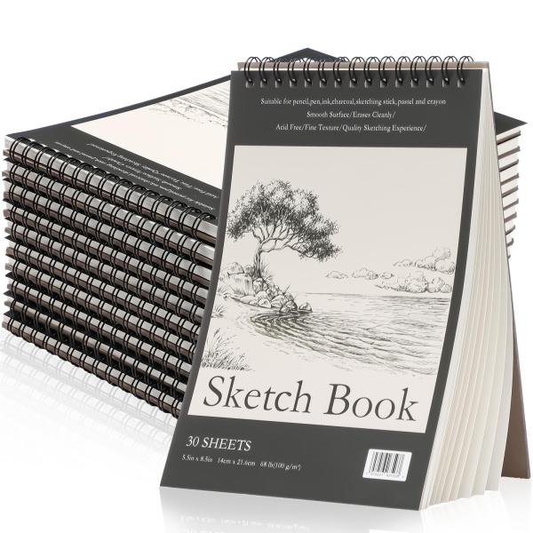 ・What You Will Receive: the package contains 40 pieces of top spiral bound sketch books for people with different skill ...