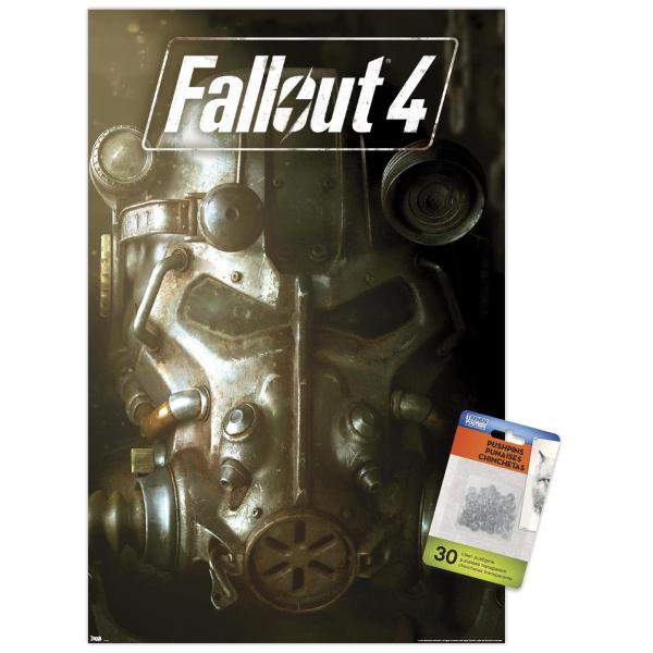・This Trends Fallout 4 - Key Art Wall Poster uses high-resolution artwork and is printed on PhotoArt Gloss Poster Paper ...