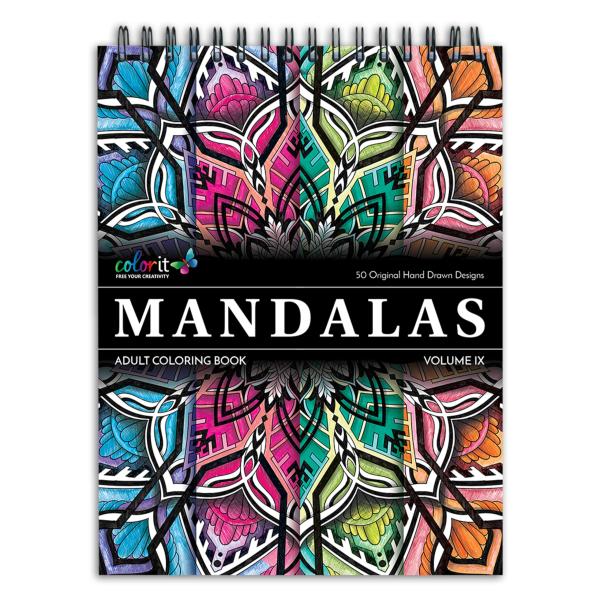 ・50 Hand-Drawn Mandalas to Color. Celebrate the beauty of nature and the changing seasons with ColorIt mandalas coloring...