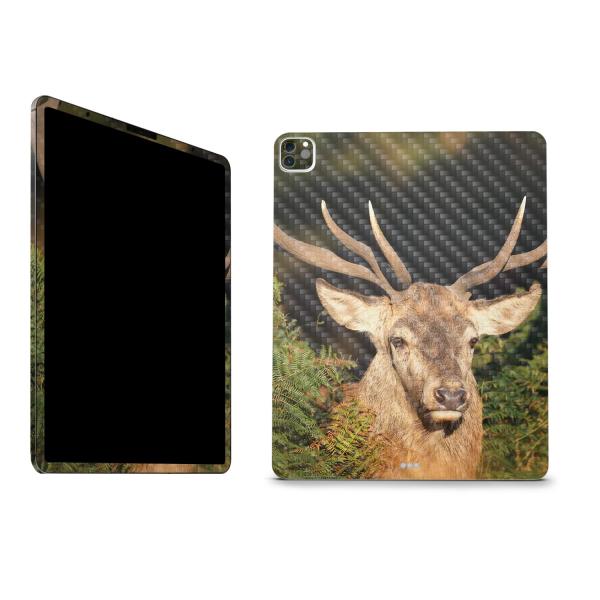 ・This Full Wrap Kit Includes Maximum Coverage for The Apple iPad Pro 12.9" M2 6th Gen (2022)・CARBON FIBER FINISH - with ...