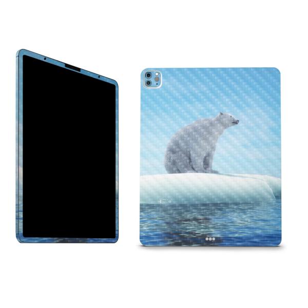 ・This Full Wrap Kit Includes Maximum Coverage for The Apple iPad Pro 12.9" M2 6th Gen (2022)・CARBON FIBER FINISH - with ...