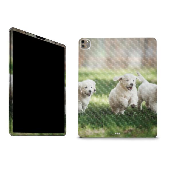 ・This Full Wrap Kit Includes Maximum Coverage for The Apple iPad Pro 12.9" M2 6th Gen (2022)・CARBON FIBER FINISH - with ...