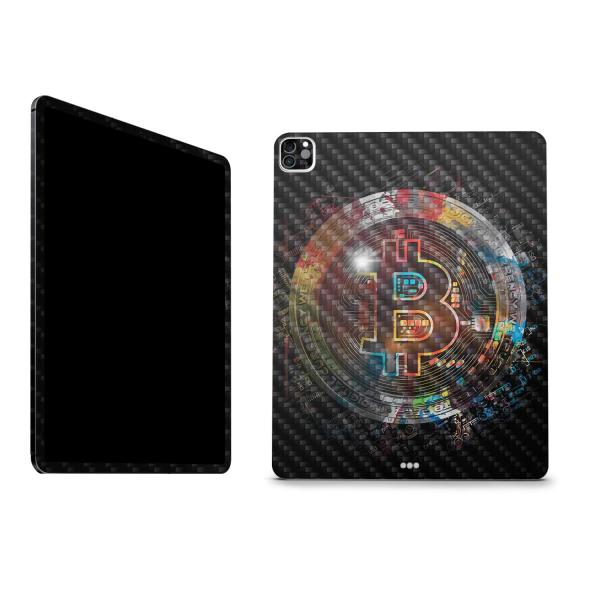 ・This Full Wrap Kit Includes Maximum Coverage for The Apple iPad Pro 12.9" M2 6th Gen (2022)・CARBON FIBER FINISH - with ...