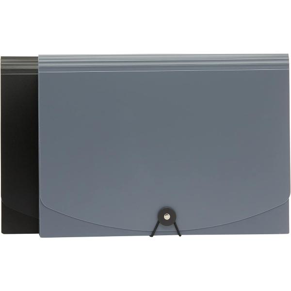 ・Protect your documents with durable, waterproof and tear-resistant poly files,pack of 12・Flap and cord closure for adde...