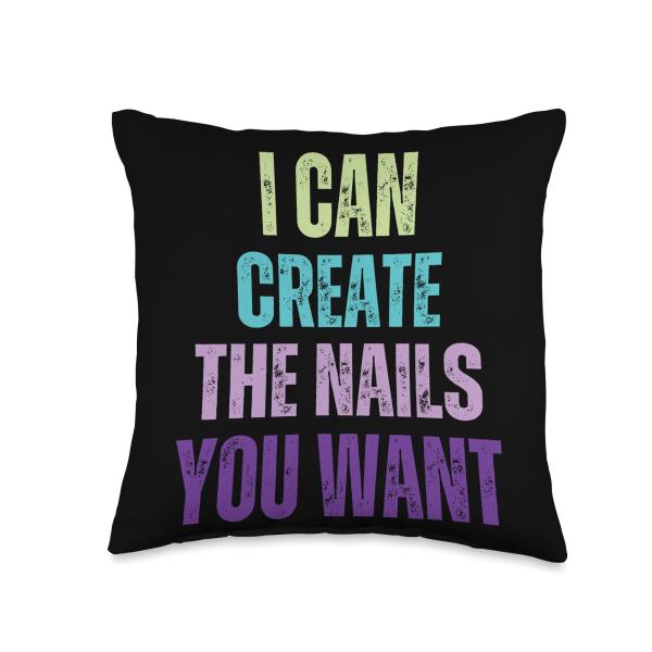 ・This nail professionals design features nailart hands and reads I Can Create The Nails You Want In and is perfect for a...