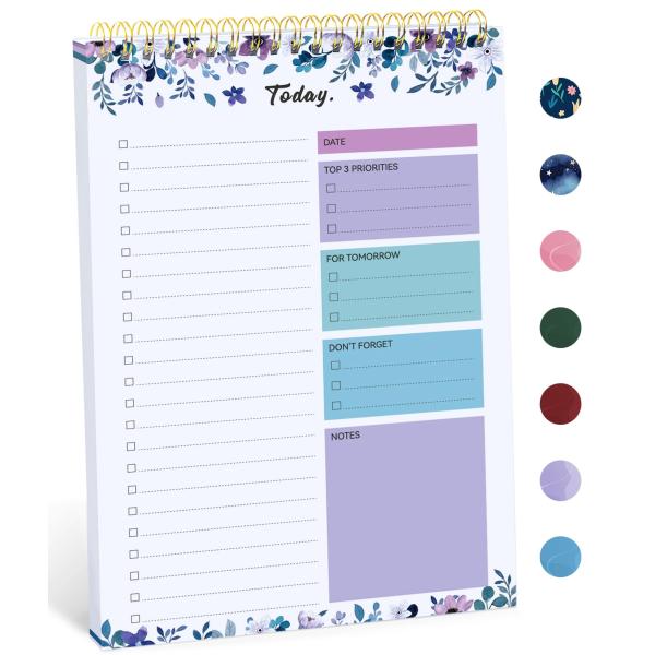 ・Stay Organized with Ease: Our To Do List Notepad provides multiple sections with plenty of space to jot down all of you...