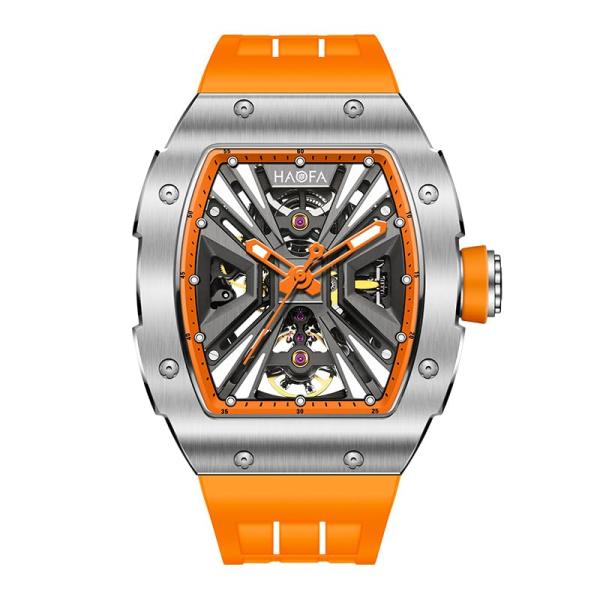 ・Skeleton Automatic Mechanical Watch for Men: Automatic hollow watch, equipped with 7H50 automatic mechanical movement, ...