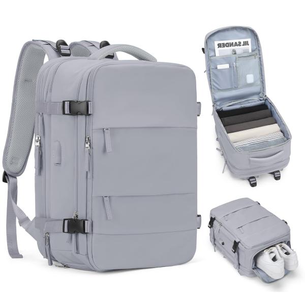 ・【Extra Large Expandable Design】The everyday clothing pockets can hold 6-8 lightweight tops or pants. This travel bag al...