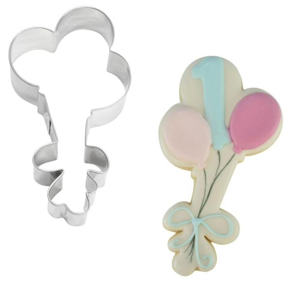 ・High-quality stainless steel Balloon Bunch 4.5″ Cookie Cutter. Hand wash and dry thoroughly before storing.・Great for r...