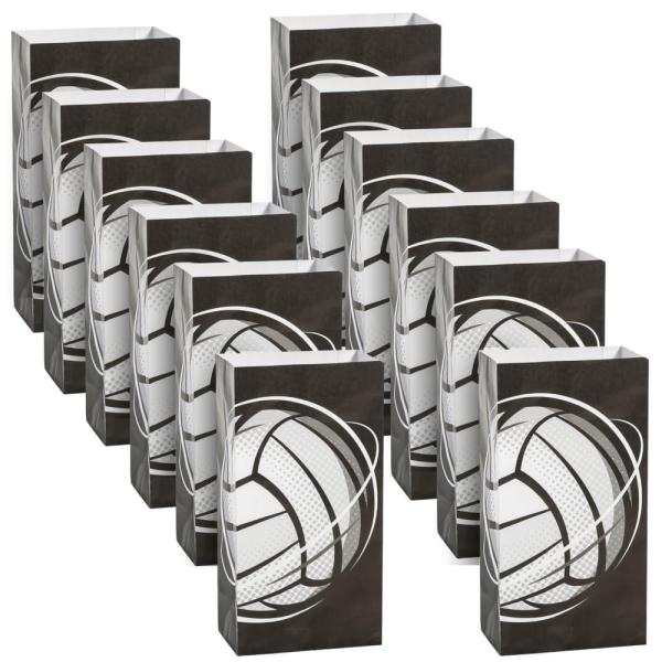 ・Serve up popcorn, party favors, toys, and giveaways in these sporty paper party bags. Material: Paper. Size: 3 1/4" x 5...
