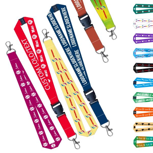 ・?Premium Materials: Custom lanyards personalized are made of high-quality Polyester material, which is soft and smooth ...