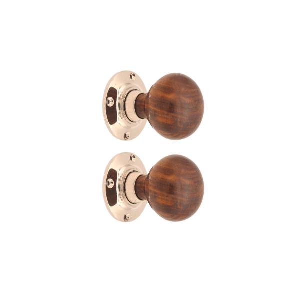 ・?Features: The mushroom shaped unsprung wooden mortice rosewood bun door knobs will add a touch of luxury to any door.・...