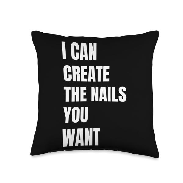 ・This nail professionals design features nailart hands and reads I Can Create The Nails You Want In and is perfect for a...