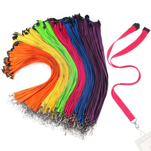 ・What Can You Get: you will receive 180 keychain lanyards of multicolor, the enough color and quantity can meet your dai...