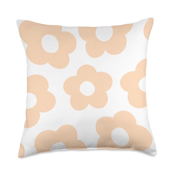 ・Cute flower field pattern design. Floral bloom aesthetics of daisy inspired on Scandinavian art and nordic flowers. Ide...
