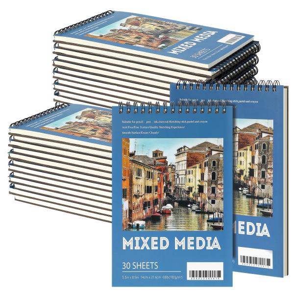 ・What You Will Receive: the package contains 20 pieces of top spiral bound sketch books for people with different skill ...