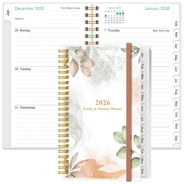 ・2025-2026 Planner - Pocket planner from July 2025 - June 2026, this planner 2025-2026 covers 12 months of weekly and mo...