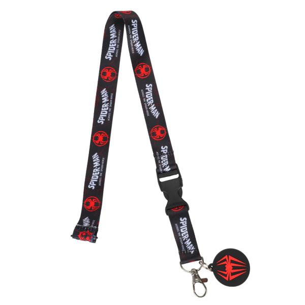 ・CUSTOM DESIGN: Make a bold statement with our Spider-Man Across The Spider-Verse 22-inch lanyard, showcasing a custom d...