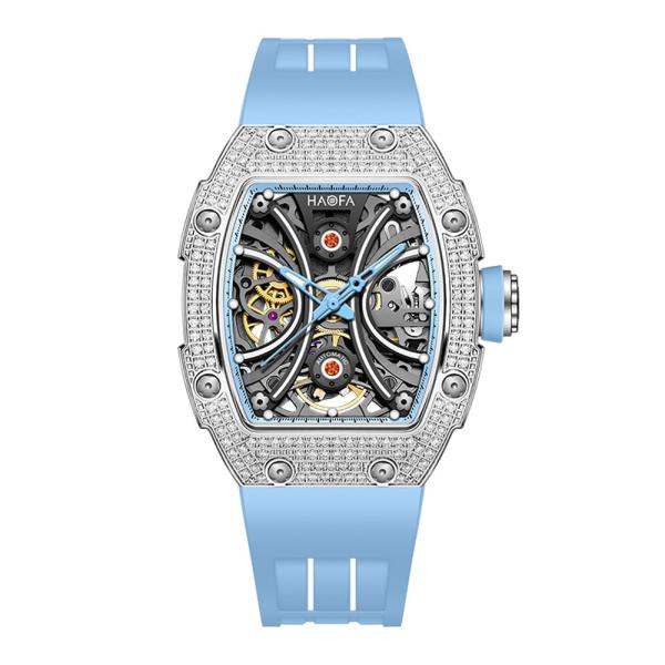 ・Mechanical Women's Watch: Automatic mechanical movement, H201 automatic hollow movement, 40-hour kinetic energy reserve...