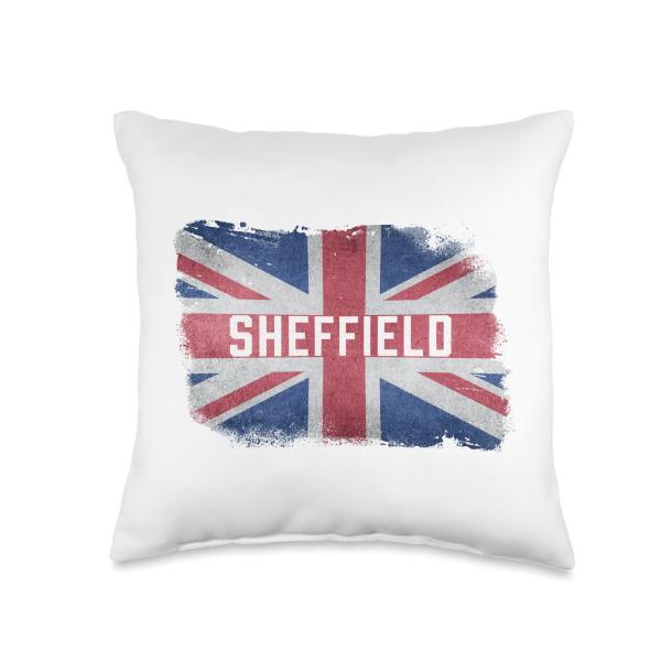 ・Vintage Sheffield, Union Jack United Kingdom flag design perfect for all British fans. Sheffield souvenir for anyone th...