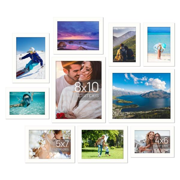 ・【Durable Material】Our collage frame is made of well made wood frame. Comes with a plastic cover, which provides a clear...
