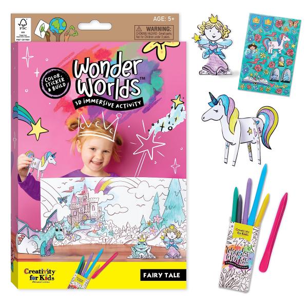 ・ARTS AND CRAFTS FOR KIDS AGES 5-8: A magical Wonder World filled with princesses and unicorns awaits! This sustainable ...