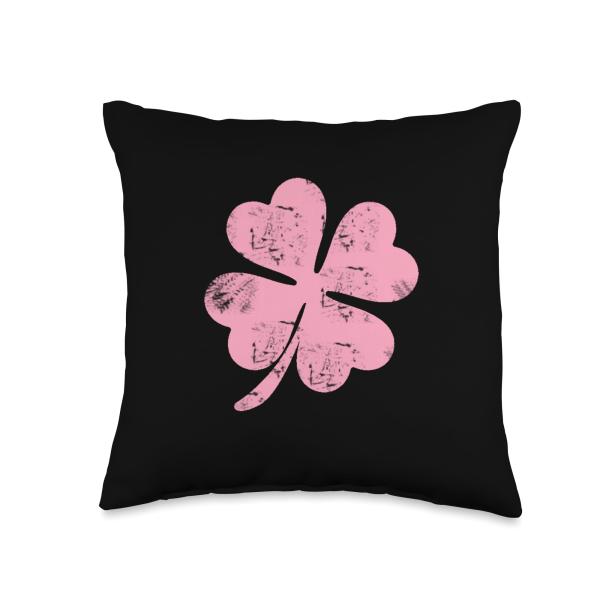 ・Cancer Awareness Pink Lucky 4 Leaf Clover design for men women youth and friends who are fighting different forms of ca...
