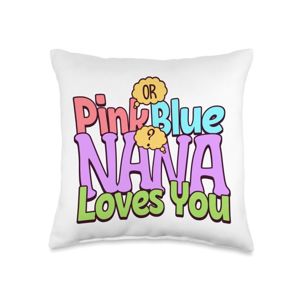 ・"Pink or blue your Nana loves you" outfit. show your support for a boy or a girl! Baby showers and gender reveals are s...