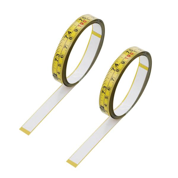 ・[COMPLETE PACKAGE] - This set includes 2 pieces of steel self-adhesive measuring tape with a left-to-right reading scal...