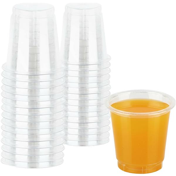 ・CLEAR 2OZ SIZE: These 2oz Clear PET Cups provide the perfect capacity for serving shots at any party or event, ensuring...