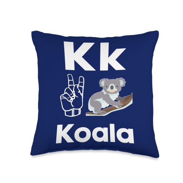 ・This apparel features the phrase K for Koala American Sign Language for the Letter K, making it a great addition for te...