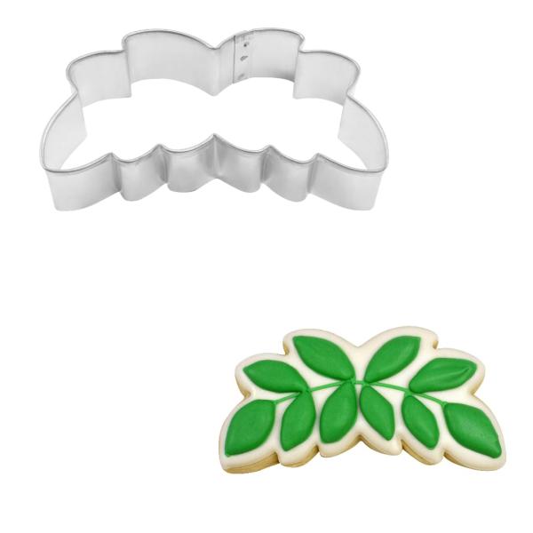 ・Leaf, Eucalyptus Cookie Cutter・Great for roll-out cookie dough, fondant and crafts too!・Easy Release Edges: The cutters...