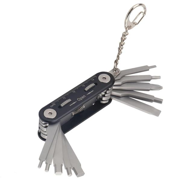 ・【10 in 1 Wrench Key Folding Tool Set】Metric: 2mm, 2.5mm, 3mm, 4mm, 5mm, 6mm; PH2(Phillips screwdriver), Torx T10 screwd...