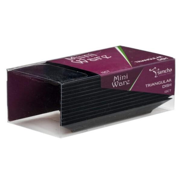 ・ELEGANT DESIGN: Add a touch of sophistication to your events with our MiniWare Black Disposable Triangular Dishes, perf...