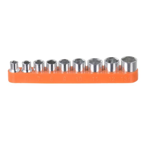 ・Size - 9pcs 5mm,6mm,7mm,8mm,9mm,10mm,11mm,12mm,13mm metric sockets are small enough to operate in tight places/narrow s...