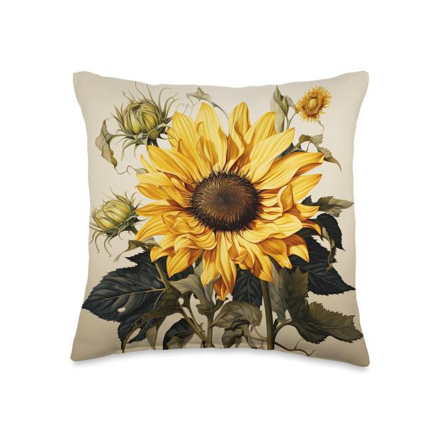 ・Sunflower Flowers design. a cute floral Flower Design with a yellow sunflower.・For Nature and Garden lovers who like su...