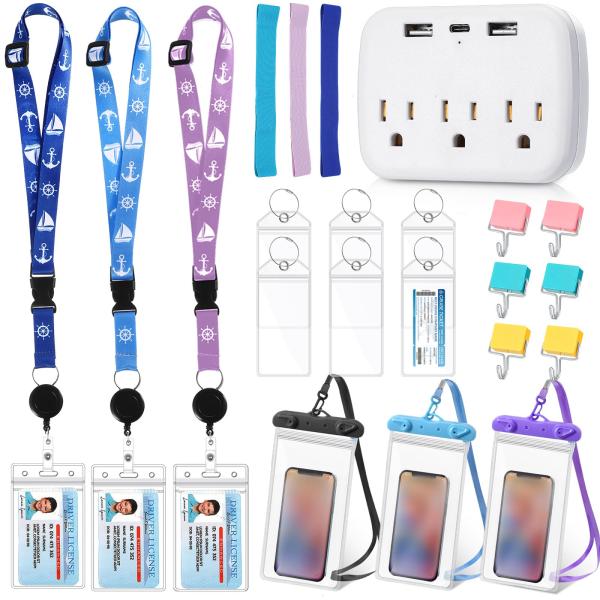 ・Good Combinations: you will receive 22 pieces of cruise ship accessories, including 1 piece of power strip, 3 pieces of...