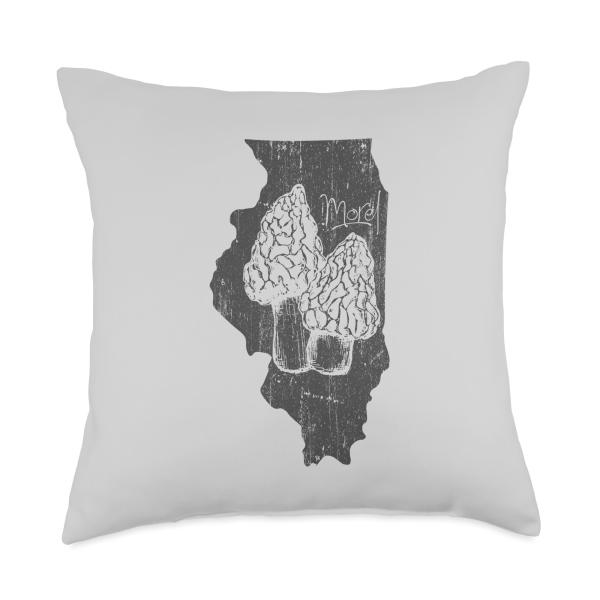 ・Our 'Illinois Morel Mushroom Map' design is perfect for morel mushroom lovers and foraging enthusiasts. It beautifully ...