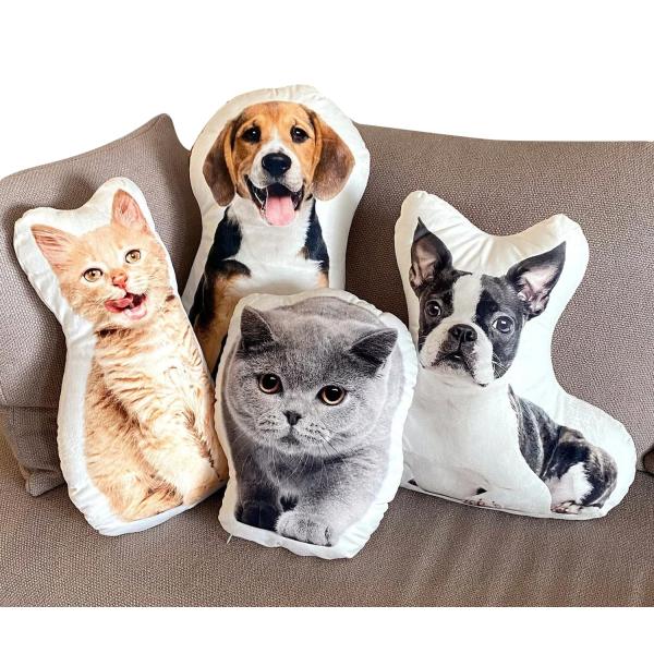 ・? CUSTOMIZED SHAPED PILLOW -- Custom pet pillow with your own photo. Click "Customize Now" and then upload the photo su...