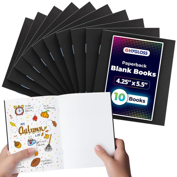 ・BLANK BOOKS TO WRITE STORIES - Inspire young writers and artists with this blank book set, featuring 24 unlined pages a...